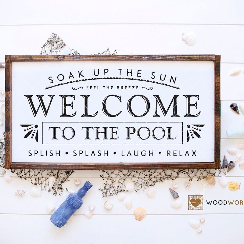 Pool Deck Signs - Etsy