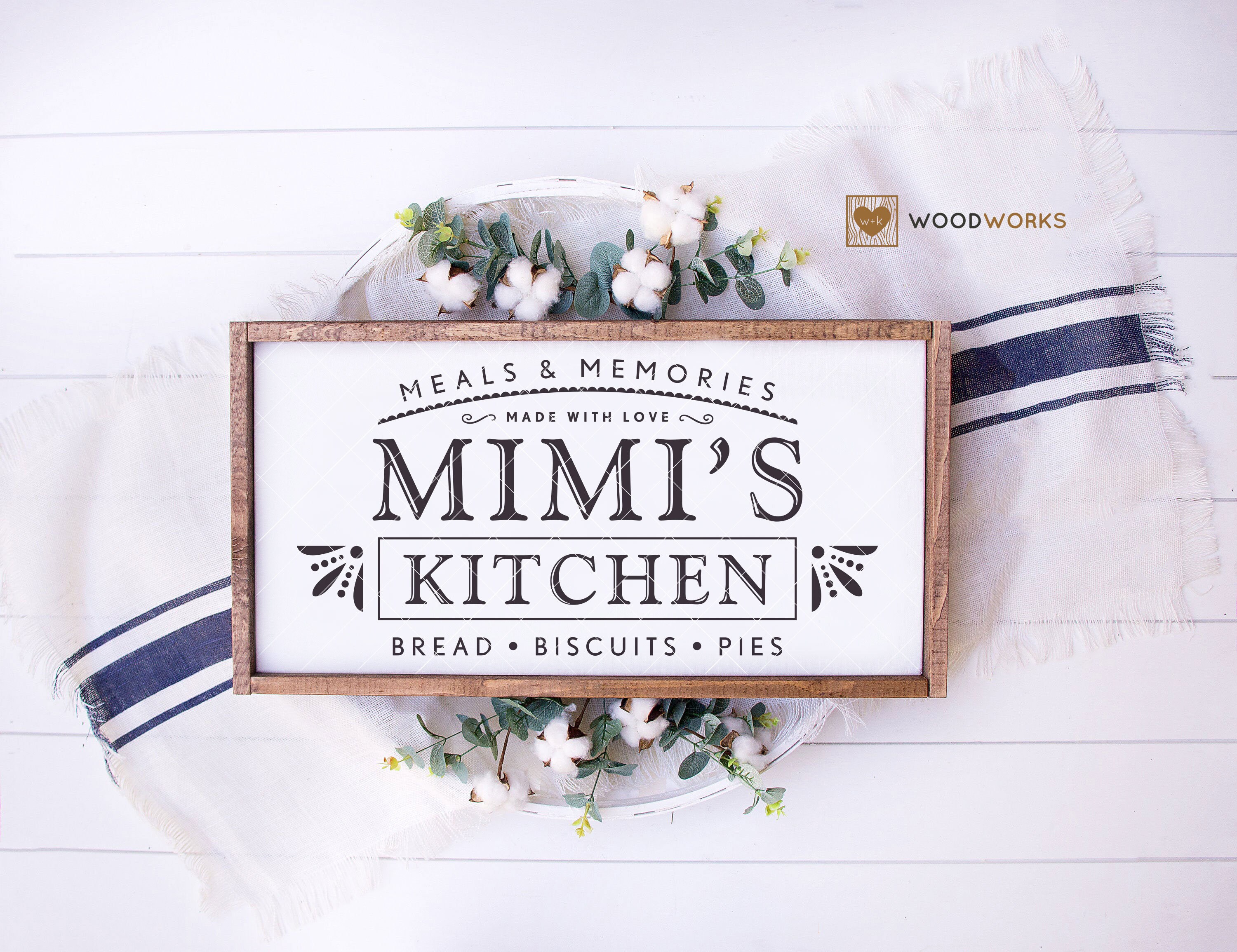 SVG / DXF - Meals & Memories "mimi's Kitchen" Made With Love - Bread ...