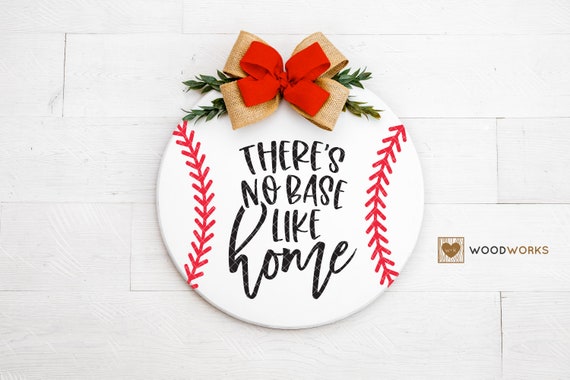 SVG / DXF Cute Baseball there's No Base Like - Etsy
