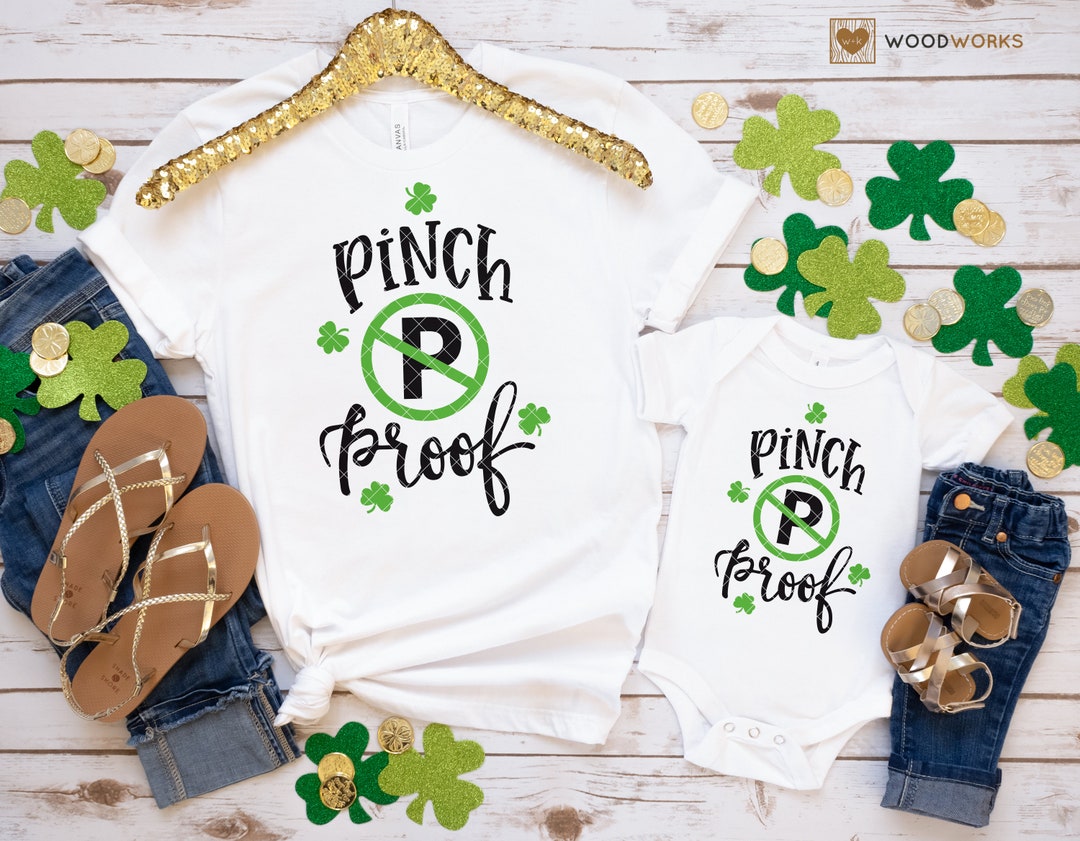SVG / DXF - No Pinching “pinch Proof” Cut File - Funny St. Patrick's ...
