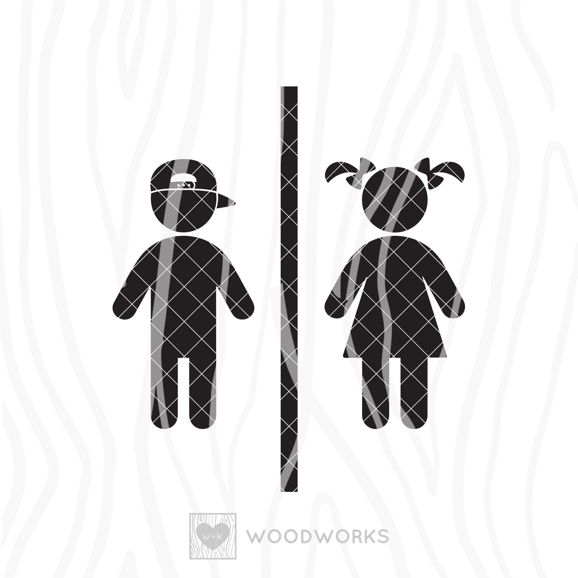 Restroom Symbol Kids