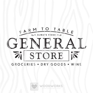 SVG / DXF FARMHOUSE Bundle: General Store Country Kitchen - Etsy