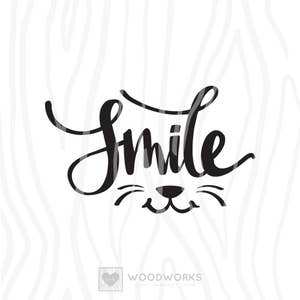 SVG / DXF - Smile / Cat, Dog, Animal, Instant Download (funny Cute ...