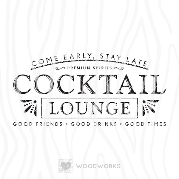Cocktail Hour Sign - Etsy