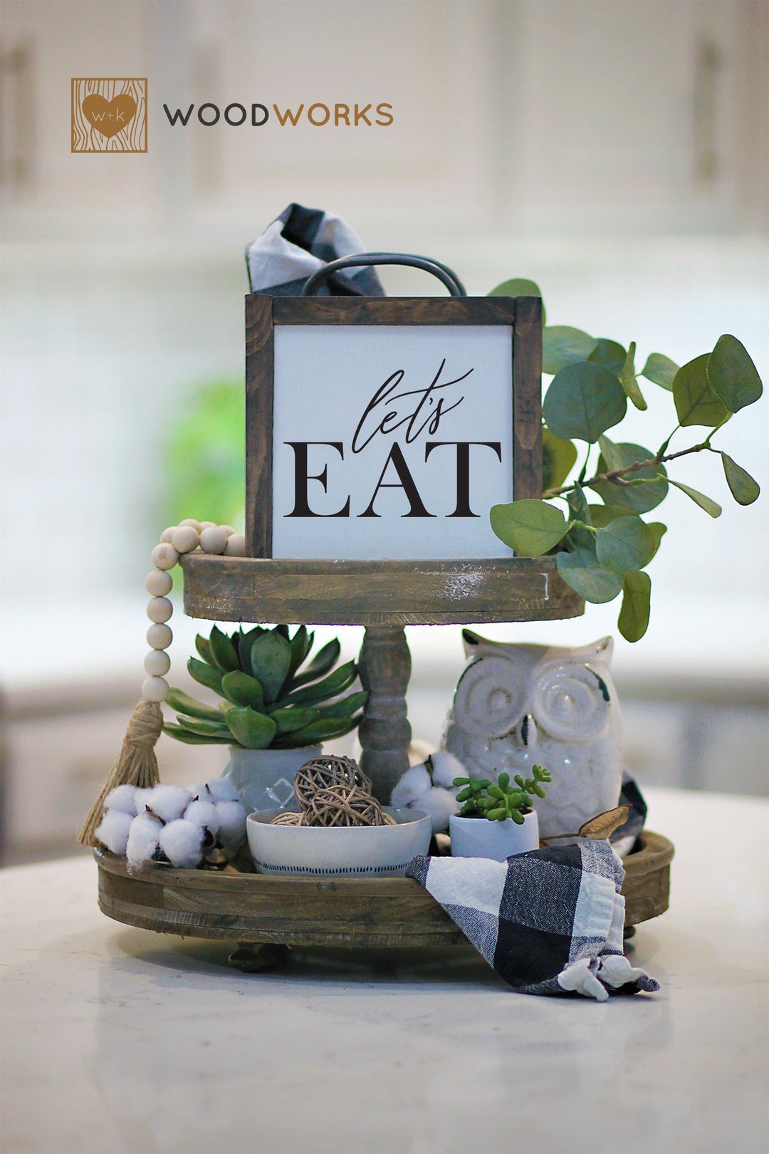 SVG / DXF - "let's Eat" Farmhouse Sign, Dining Display, Fixer Upper ...