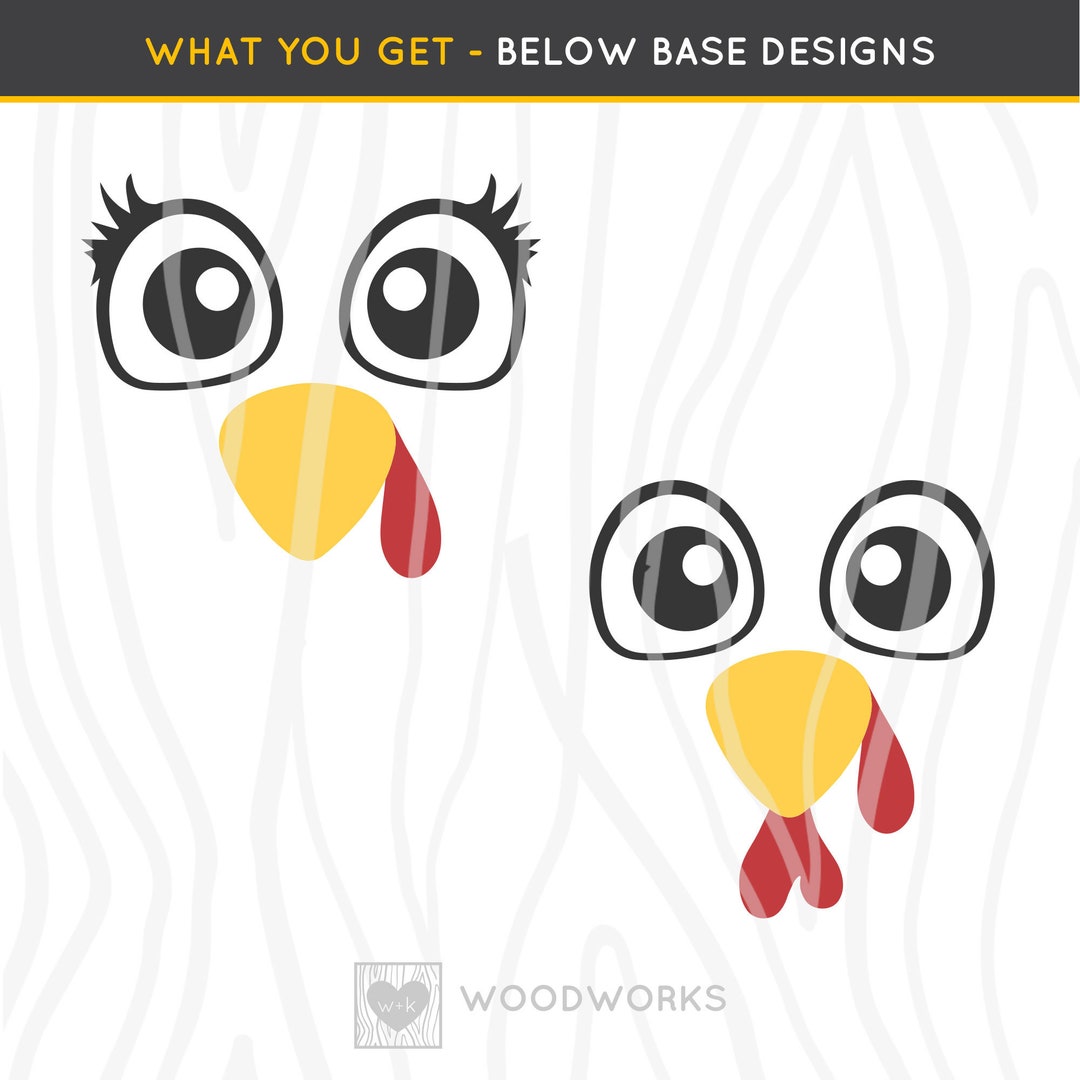 SVG / DXF Girl and Boy Thanksgiving cute Turkey - Etsy