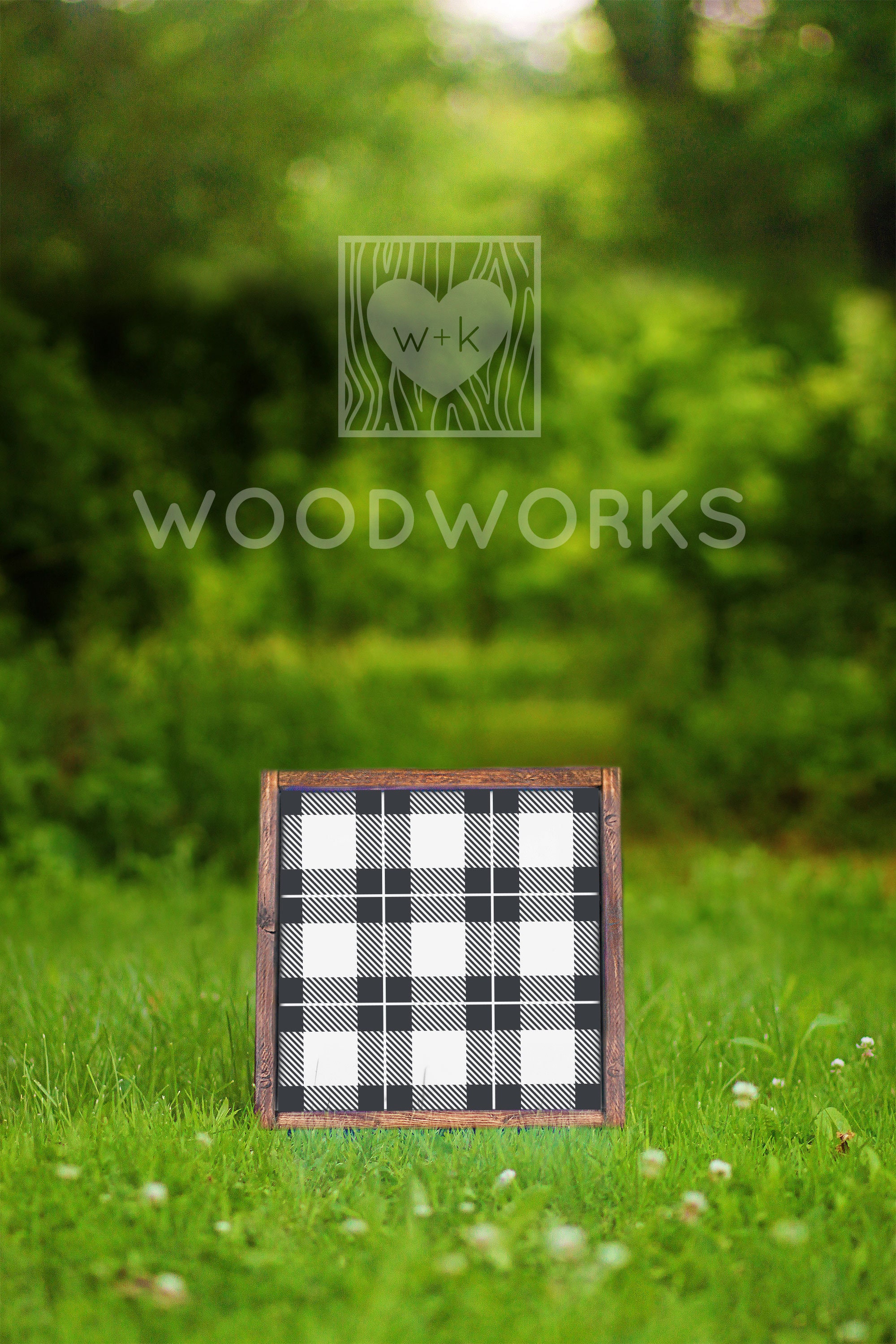 SVG / DXF - Set of 2 Pattern "flannel Plaid" Cut Files, Farm House ...