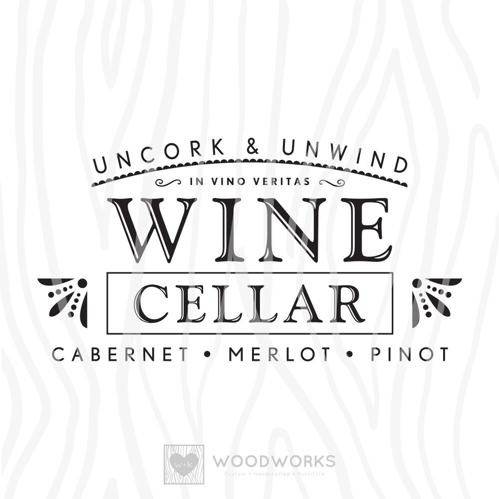 SVG / DXF - Uncork & Unwind 