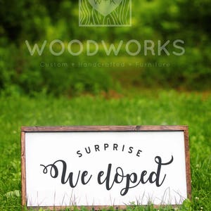 SVG / DXF - "surprise We Eloped" Cut File - Surprise Court House Elope ...