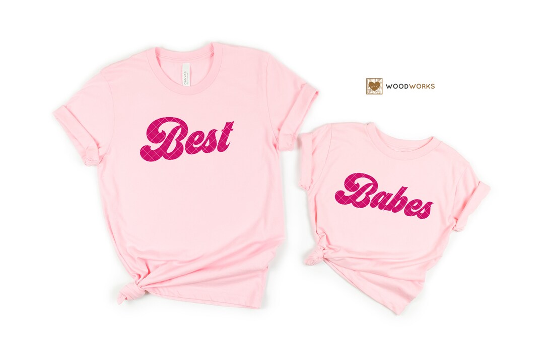 SVG / DXF - Matching Retro BFF "best Babes" Cut Files - Best Friends ...