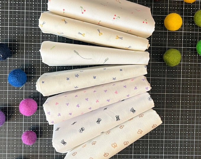 Rainbow, Low Volume Bundle | Fat Quarter Bundle - Etsy