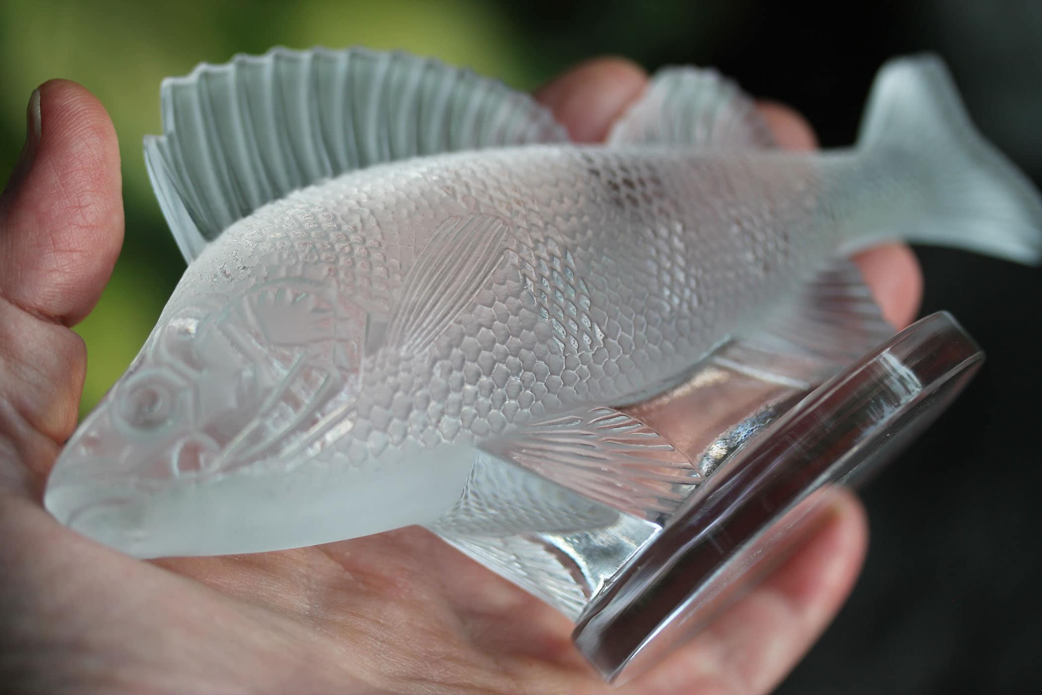 Lalique France Crystal Perche Fish Paperweight After 1945 ...