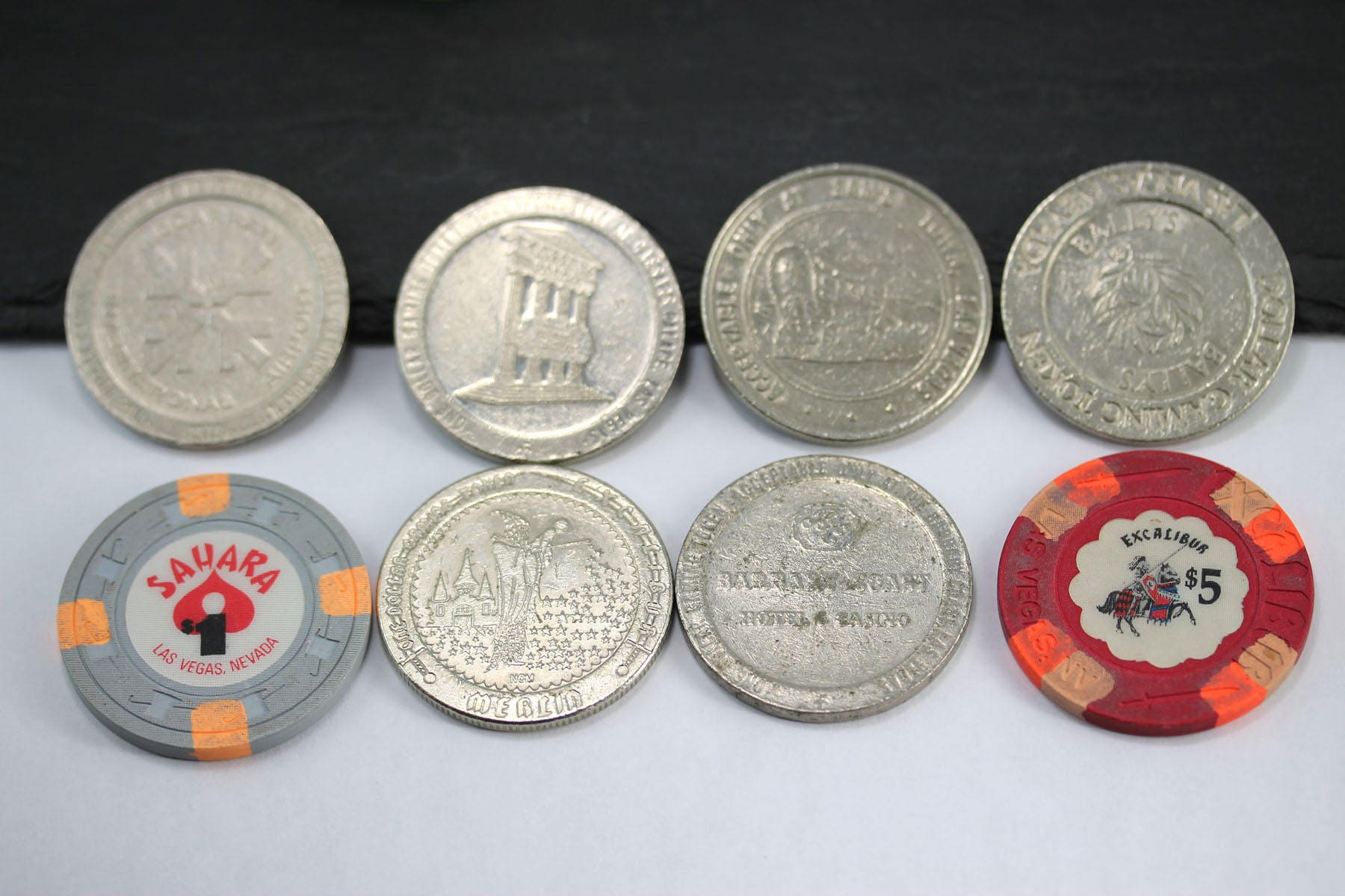 Vintage Casino Tokens Lot of 42, Collectible Casino Token Chips ...