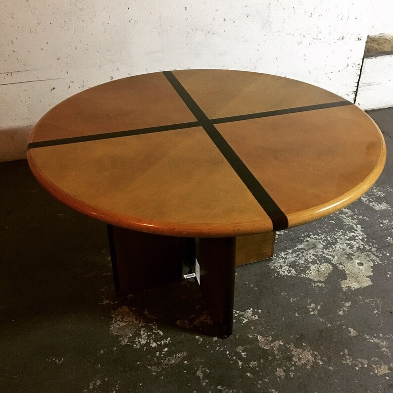Vintage Round Dining Table, 1970s - Etsy