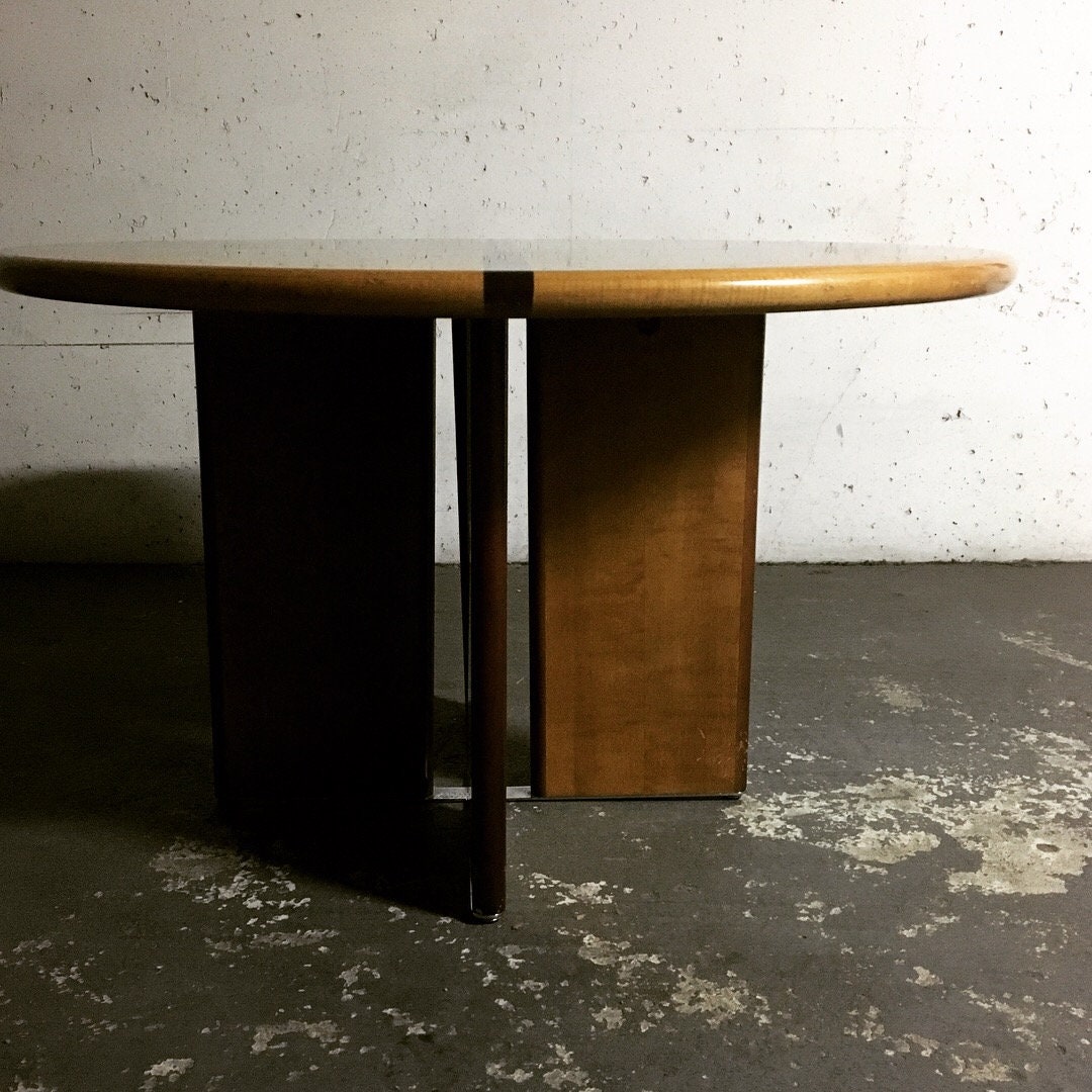 Vintage Round Dining Table, 1970s - Etsy