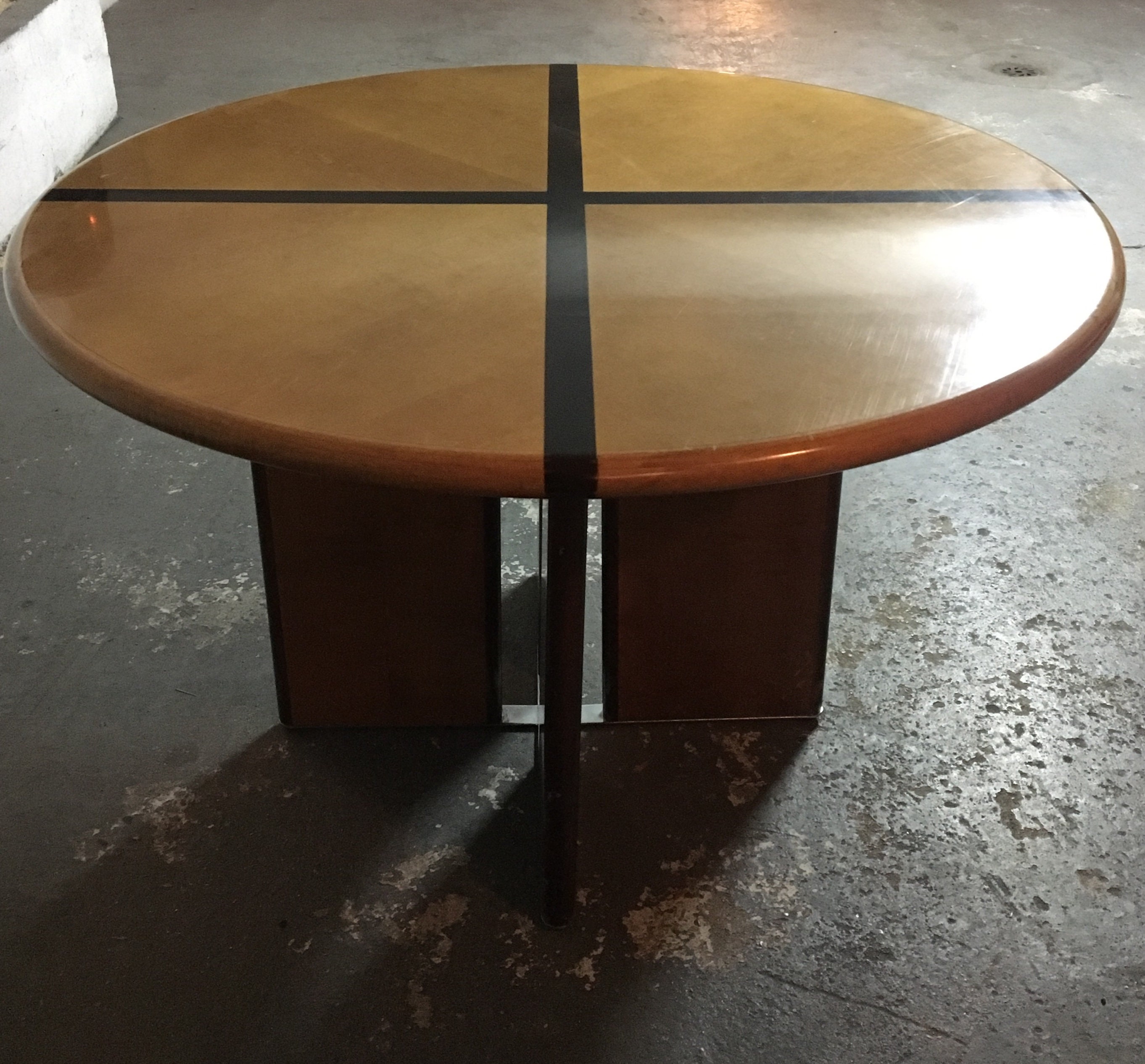 Vintage Round Dining Table, 1970s - Etsy