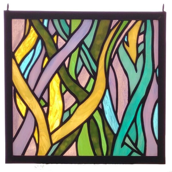 Abstract Stain Glass - Etsy
