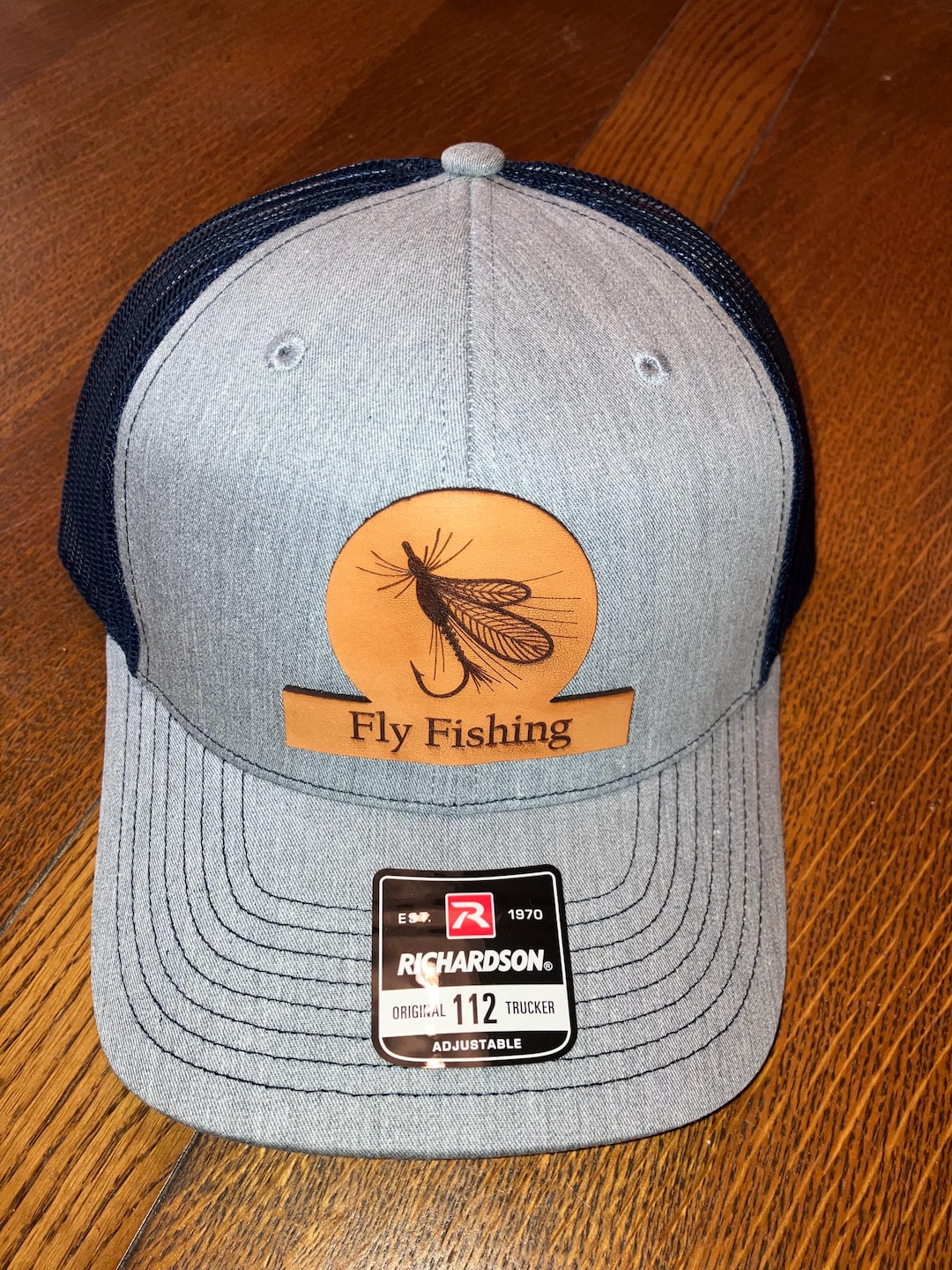 Fly Fishing Hat | Leather Patch Trucker Hat | Fly Lure Hat | Fishing ...