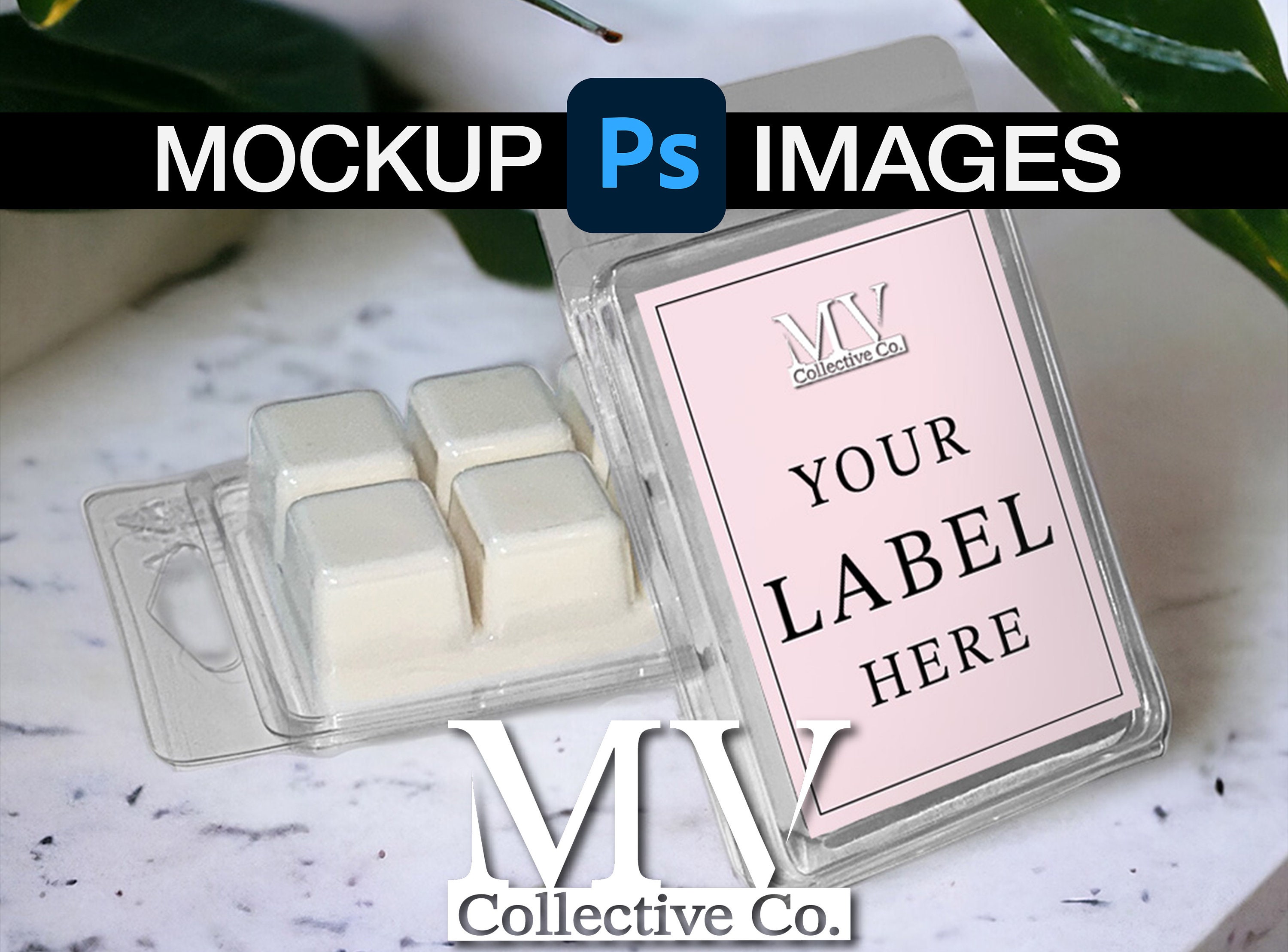 Wax Melt Custom Professional Mockup Generator for PSD, Upload Your ...