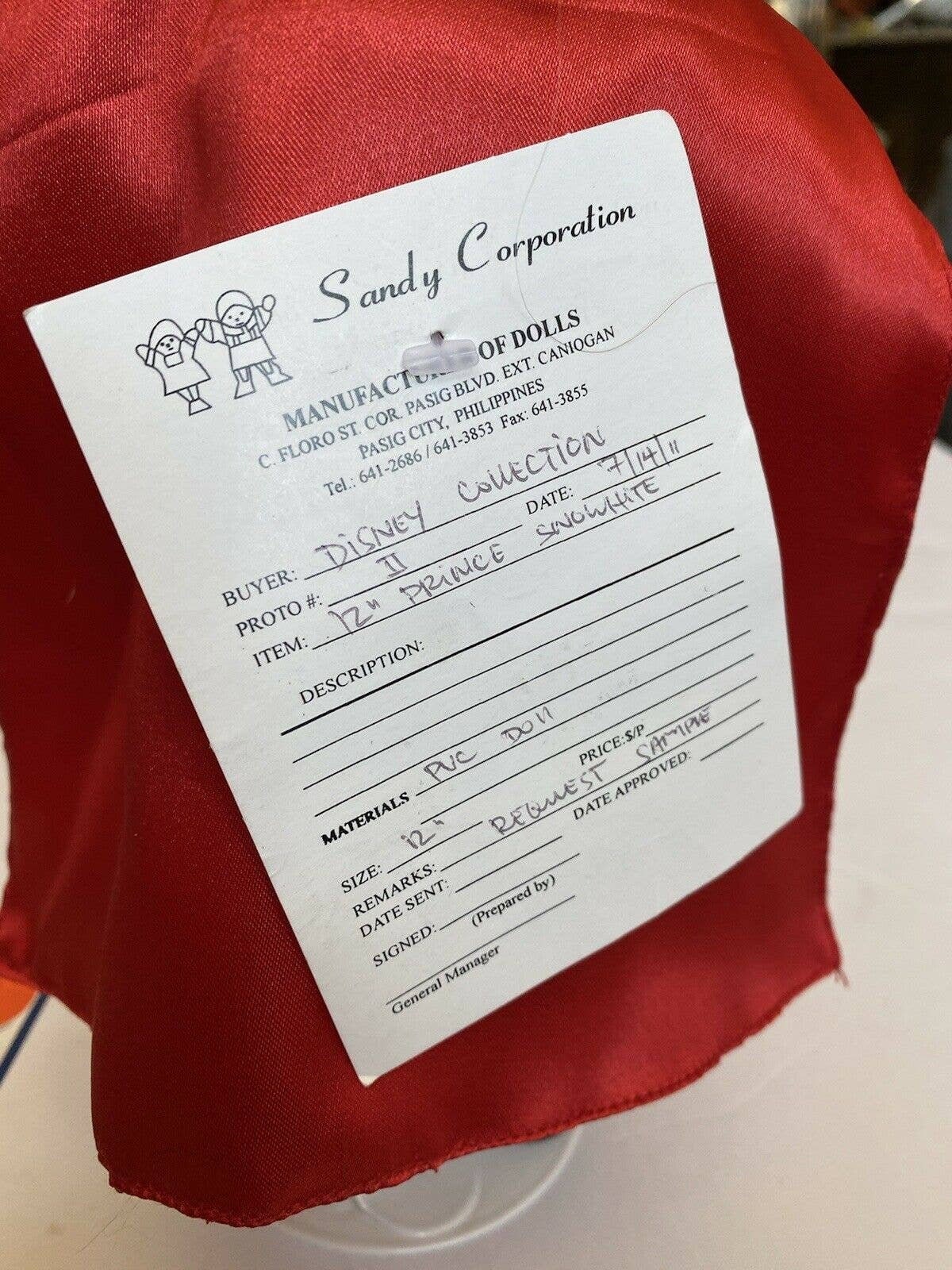 Precious Moments Disney Prince Charming Florian Doll Signed Linda Rick ...
