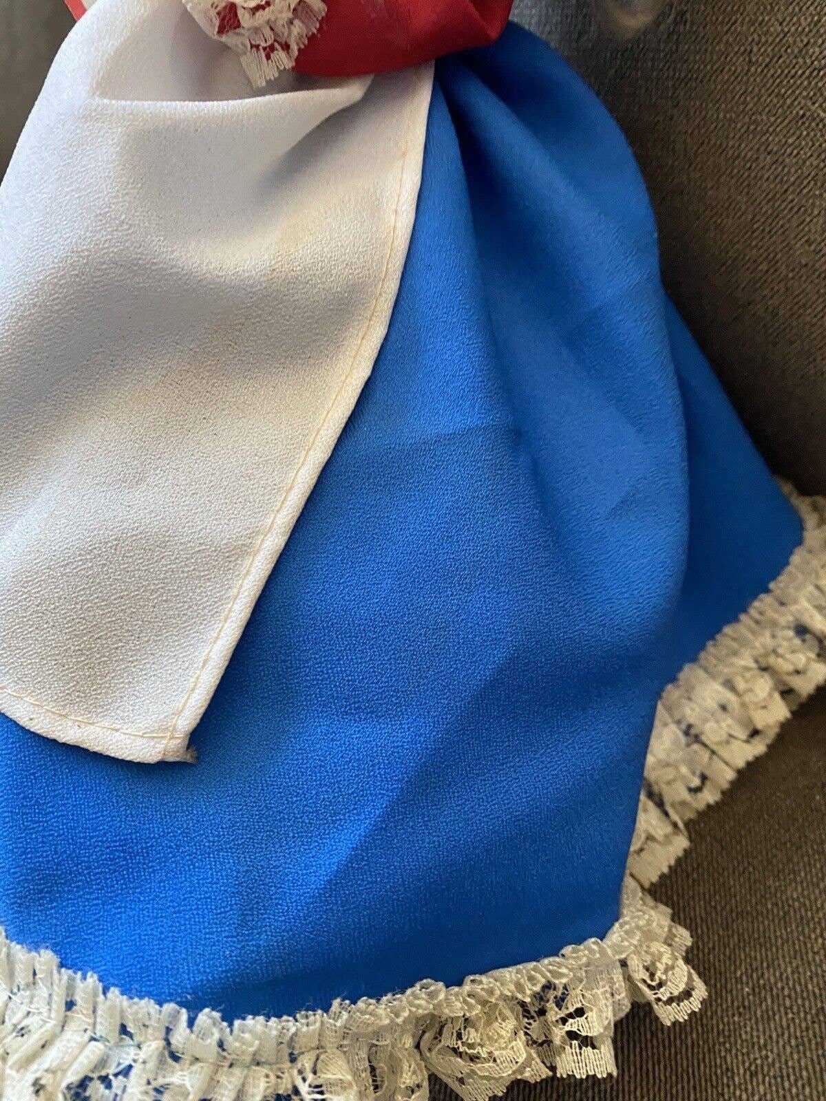 Vtg Elegant Dolls Bradley Betsy Ross Doll 1970's Colonial Flag Blonde ...