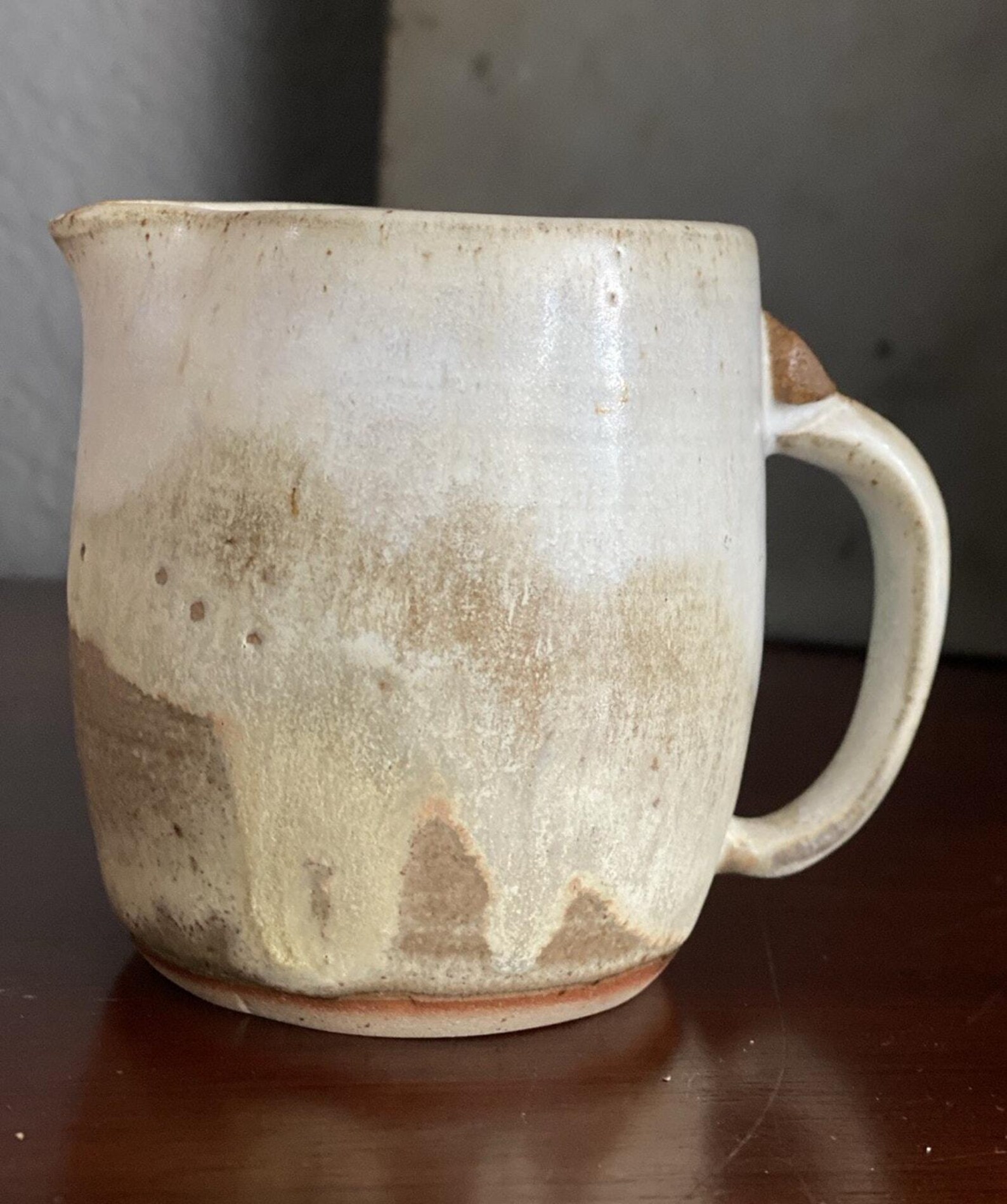 Vtg Jess Lord Studio Art Texas Pottery Handled Cup Mug Pitcher Creamer ...