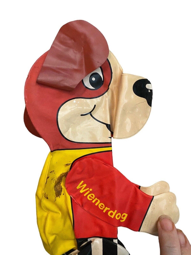 Wienerschnitzel Wiener Hot Dog Inflatable Promotional Toy Blow up Doll ...