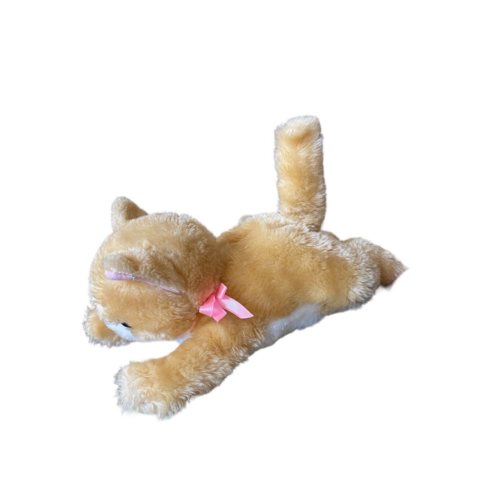 Vtg Tyco Playtime Kittens Cat 9 Electronic Plush Toy Kitty Orange Pink ...