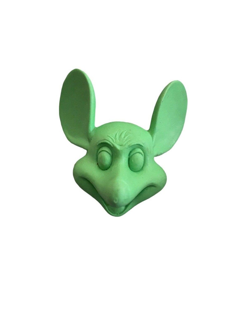 Vtg Chuck E. Cheese Entertainment Mouse Head Rubber Ooak - Etsy