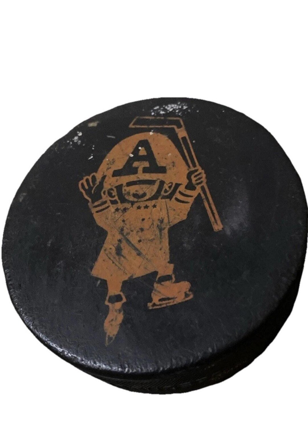 Milwaukee Admirals Vtg Hockey Puck Czechoslovakia 1970s 1980s IHL Minor ...