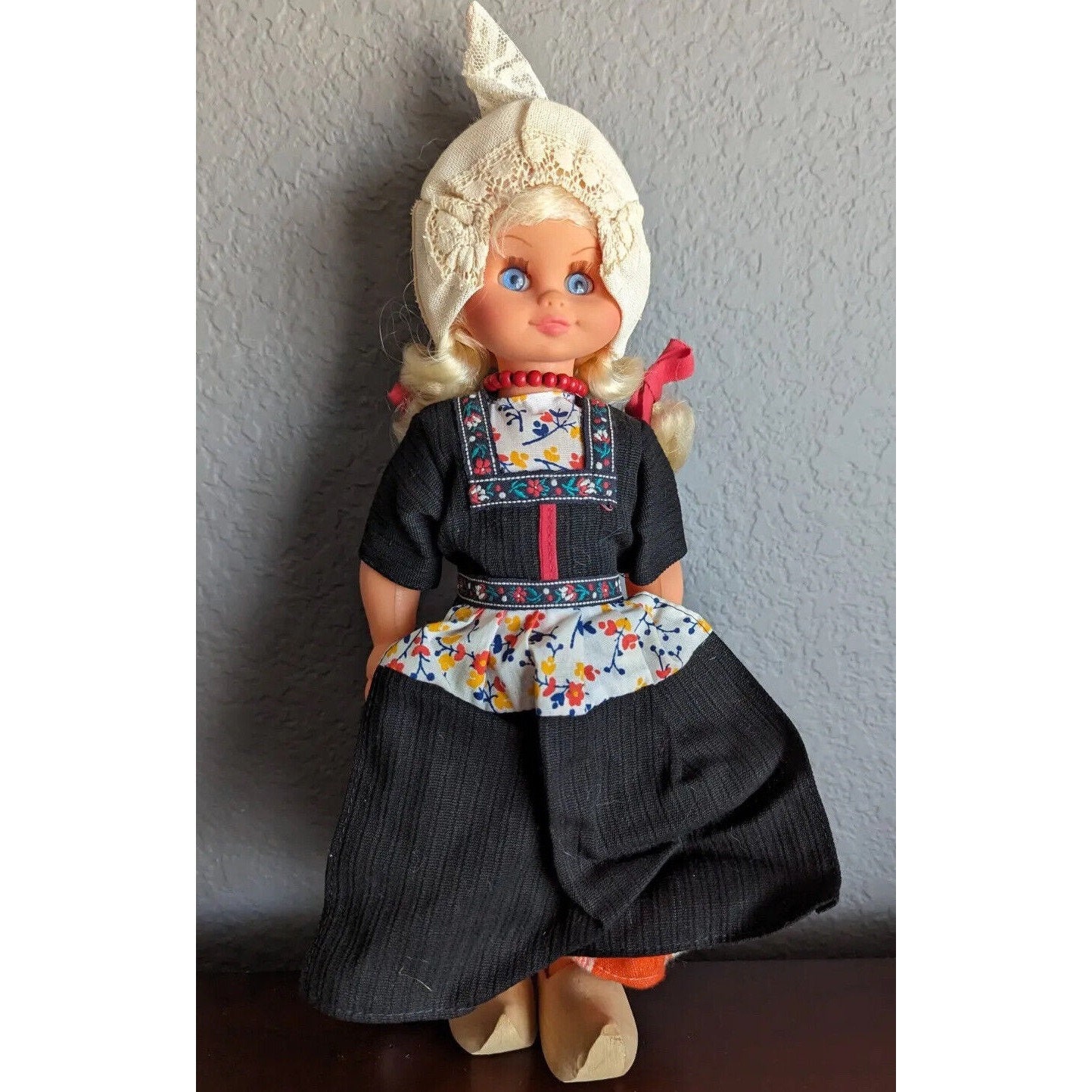 Vtg Rozetta Doll Amsterdam Holland Girl 11” Dutch Clogs Traditional ...