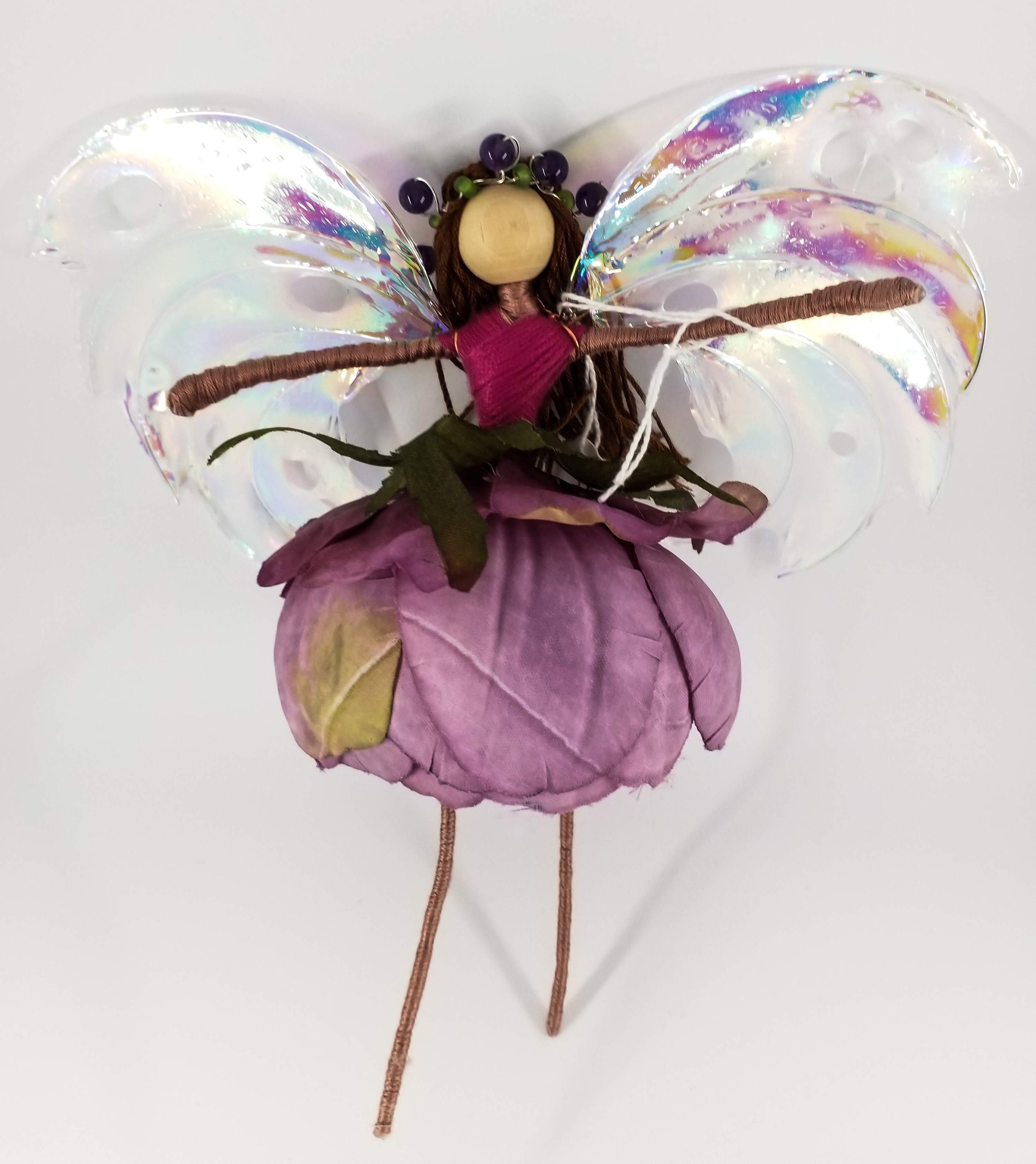 Purple/pink Flower Fairy - Etsy