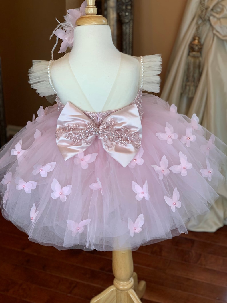 Butterfly Dress for Girls Birthday Dress Girls Pageant - Etsy