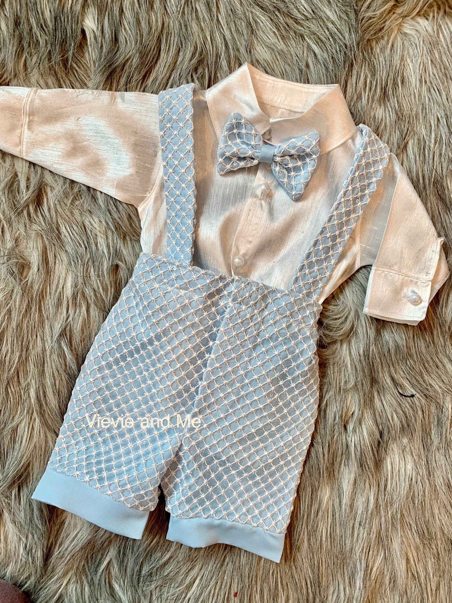 Boys Outfit in Color Blue Baptism Its a Boy Baby Boy | Etsy
