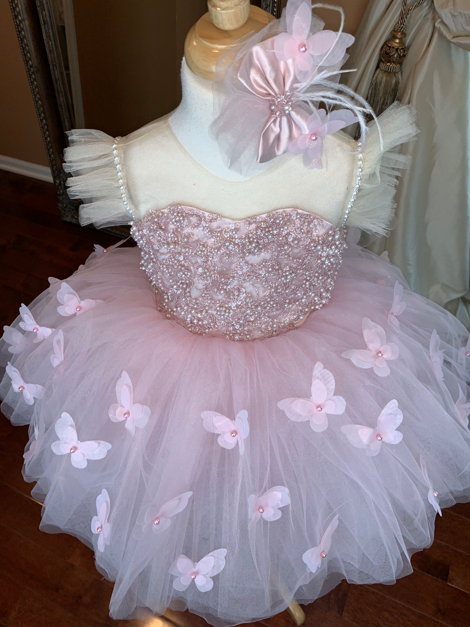 Butterfly Dress for Girls Birthday Dress Girls Pageant - Etsy