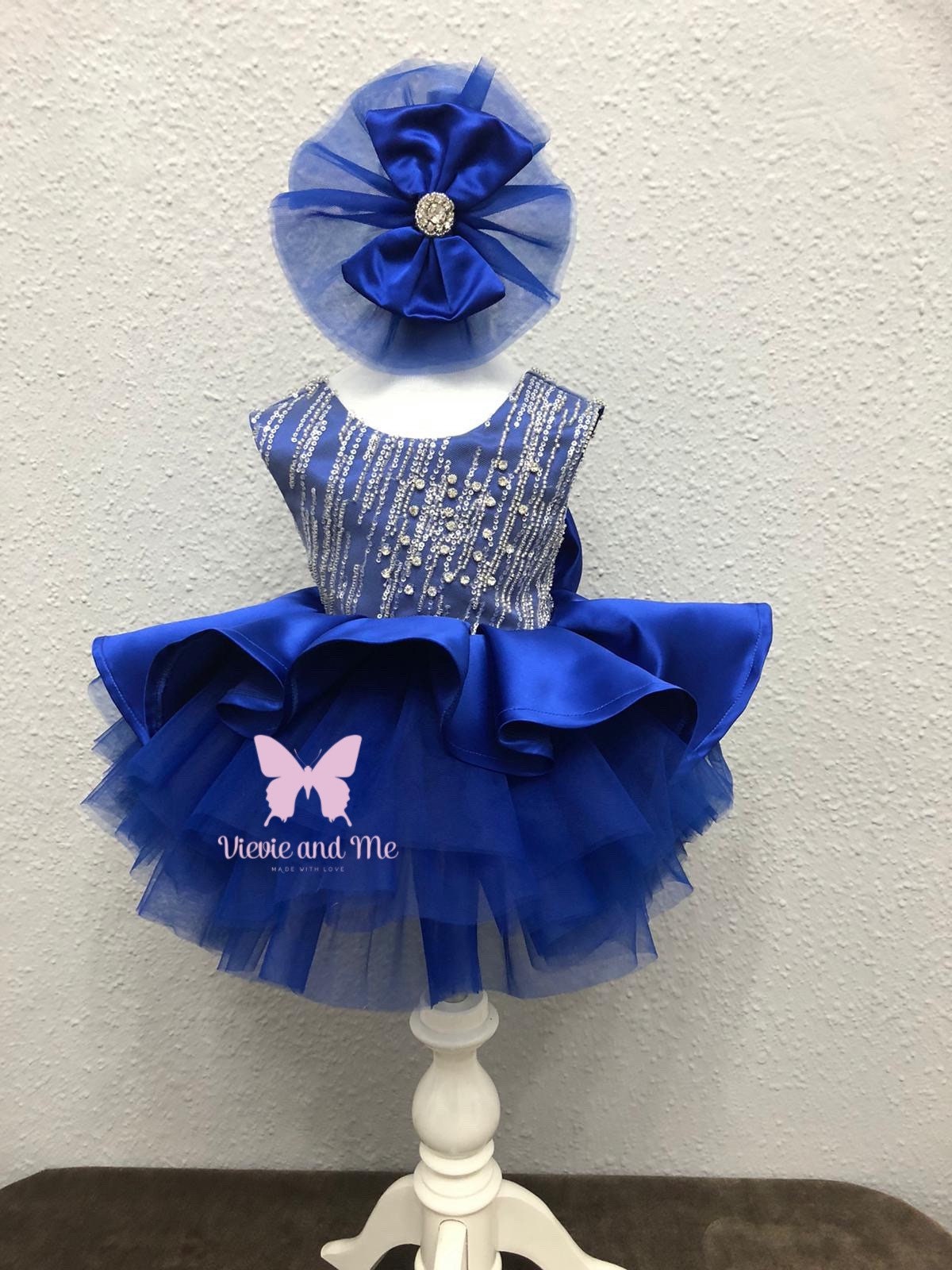 Royal Blue Dress for Girls | Party Dress for Girls | Pageant Dress ...