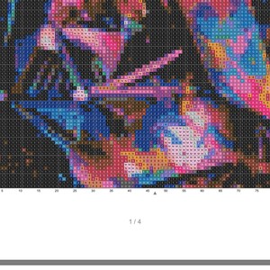 Darth Vader Perler Bead Pattern 120 Bead X 93 Bead - Etsy