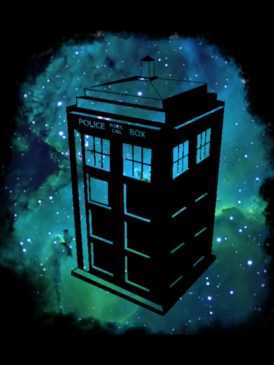 Doctor Who Tardis Perler Bead Pattern - Etsy