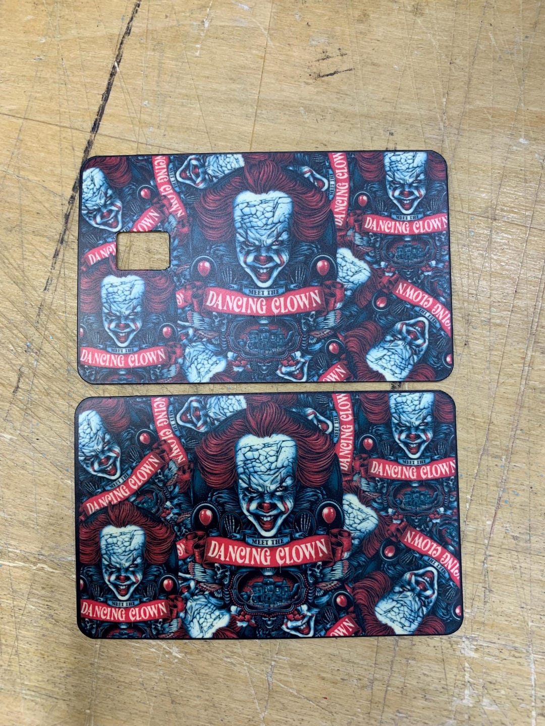 Credit Card Skin It Pennywise - Etsy