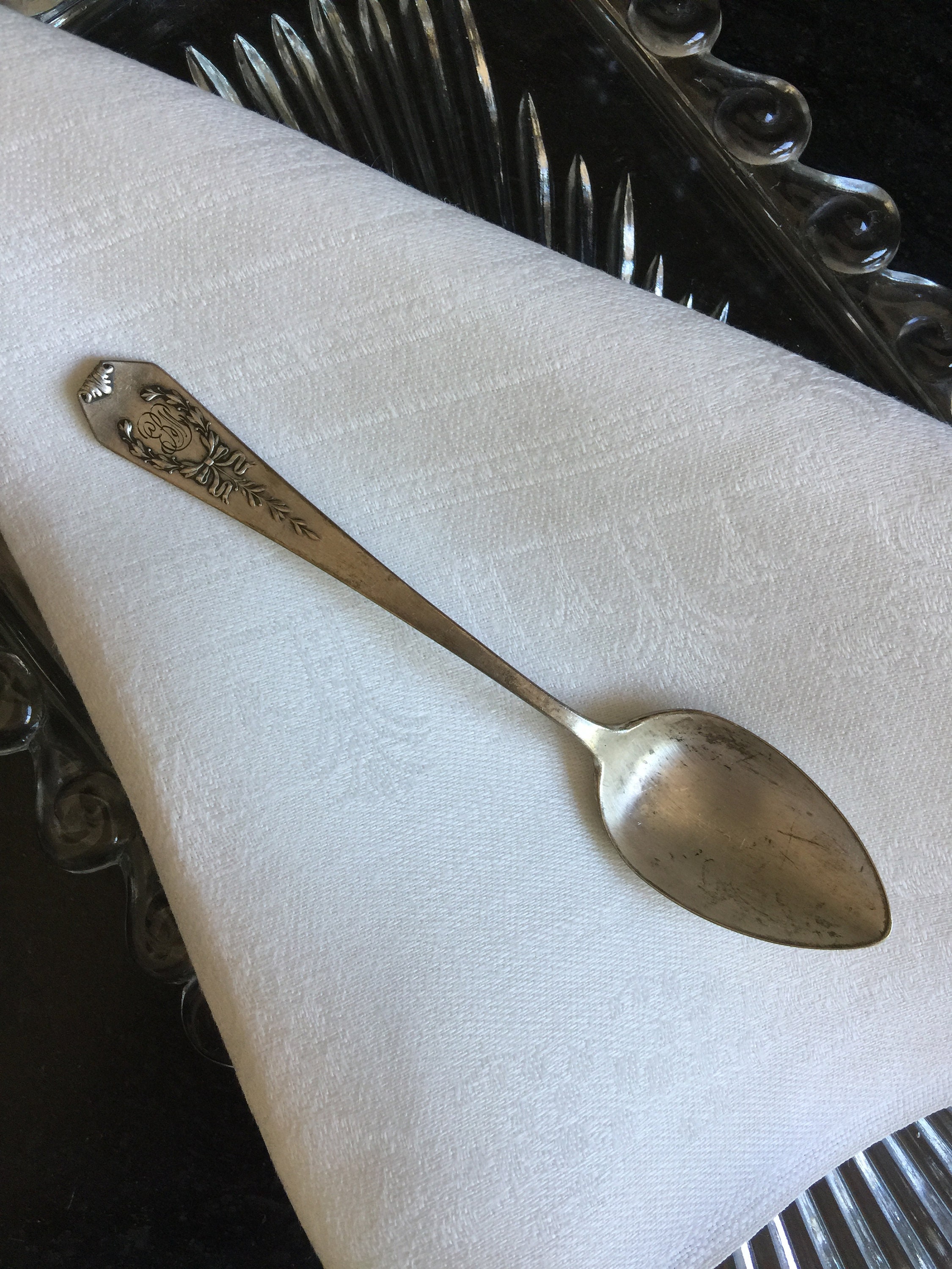 Sterling Silver Spoon Madam Jumel Coffee Spoon Vintage Whiting Sterling ...