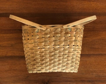 Woven Flat Basket - Etsy