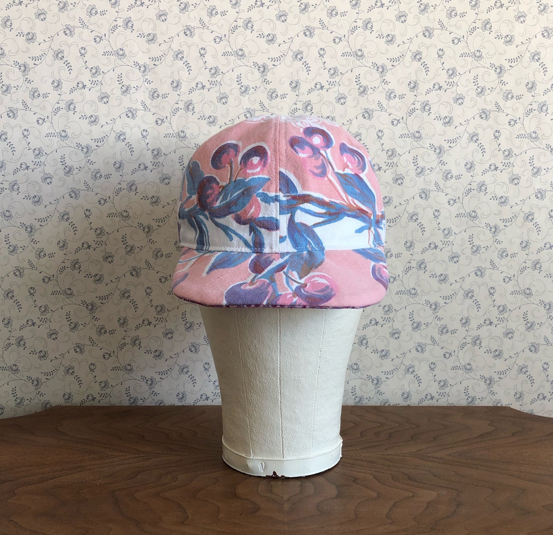 Women's Caps Handmade Repurposed Cotton Vintage Linens Hat Cap Vintage ...