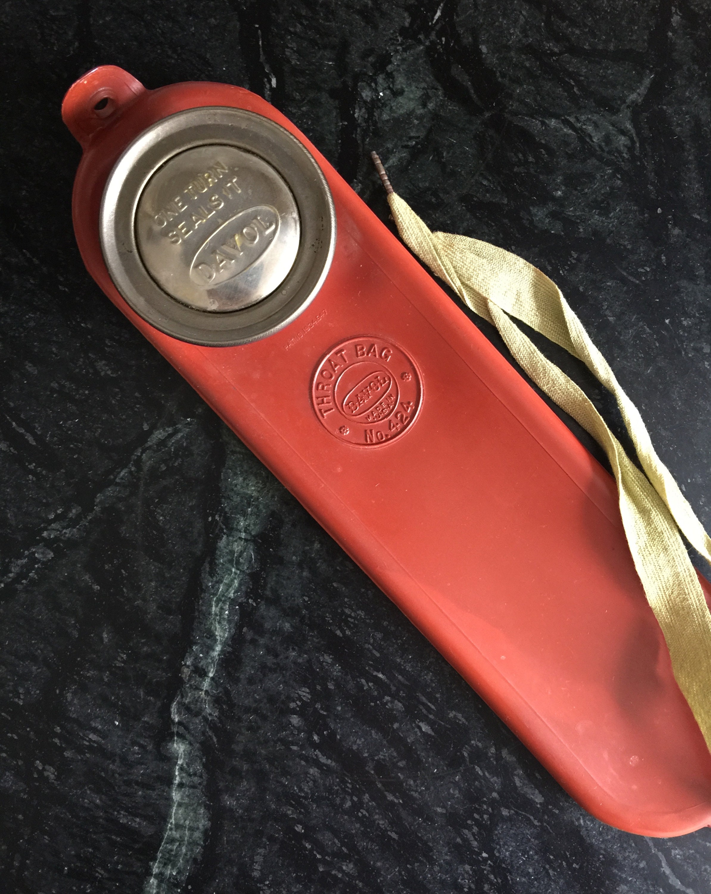 Vintage Medical Supply Vintage Ice Bag Davol Throat and Spinal Ice Bag ...