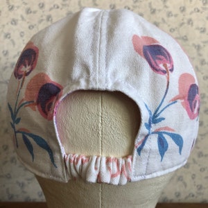 Women's Caps Handmade Repurposed Cotton Vintage Linens Hat Cap Vintage ...