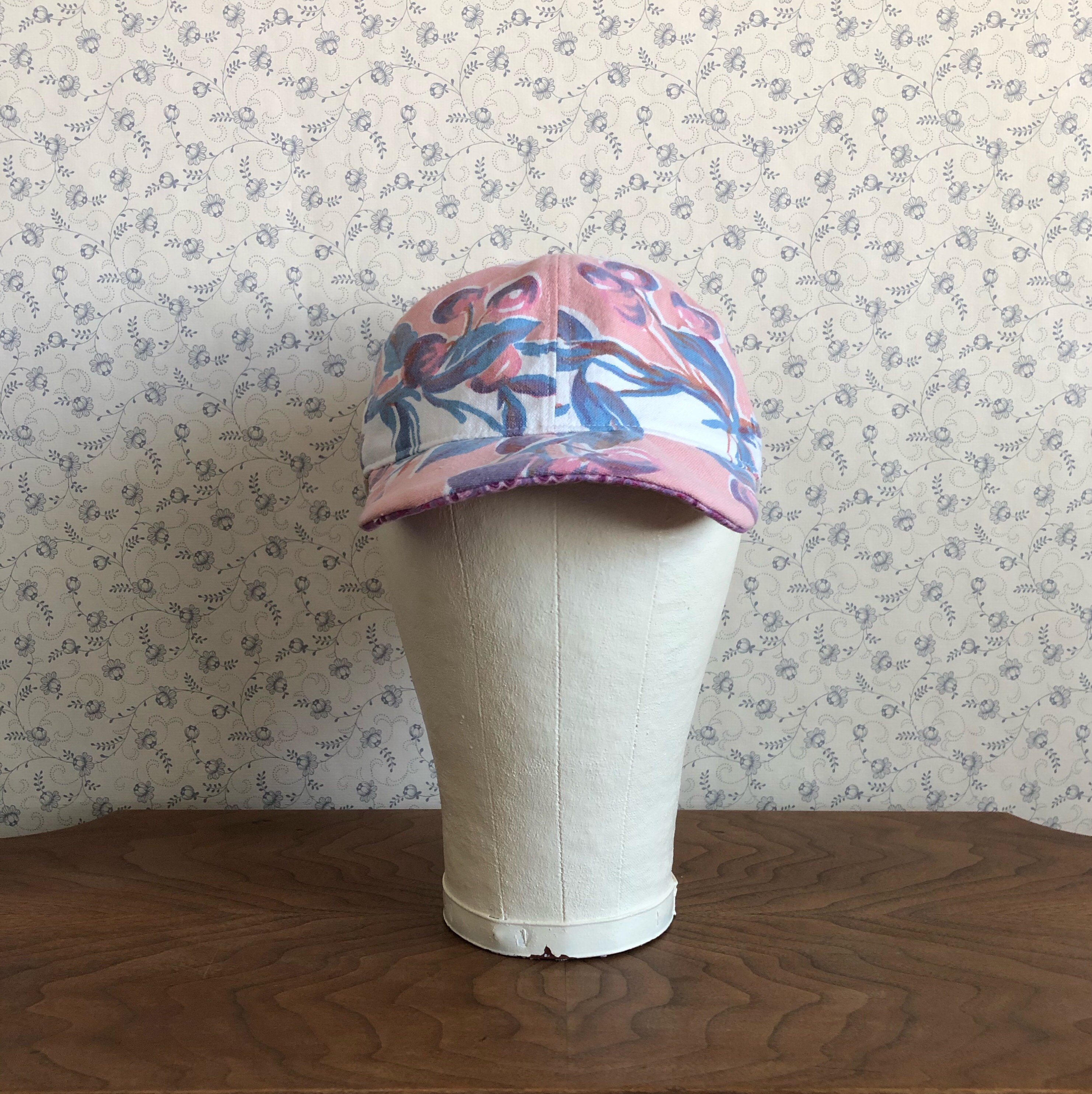 Women's Caps Handmade Repurposed Cotton Vintage Linens Hat Cap Vintage ...