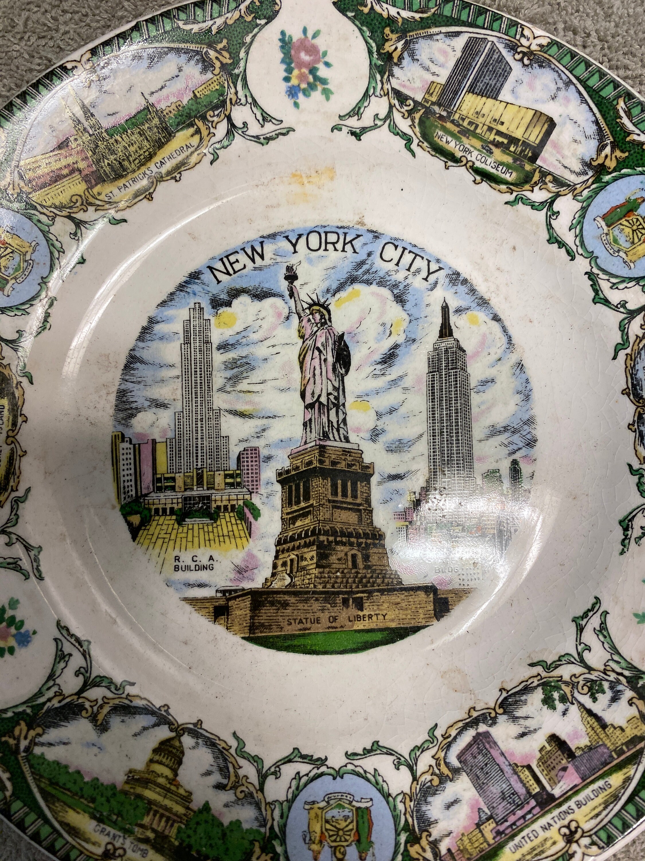 Vintage Collector Plates - Etsy