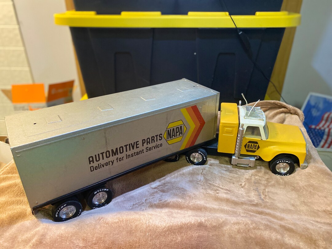 Napa Auto Tractor Trailer Toy - Etsy
