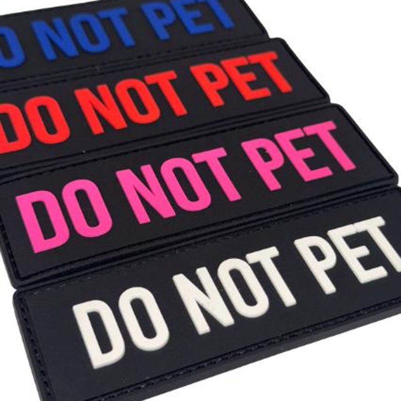 Do Not Touch Patch - Etsy