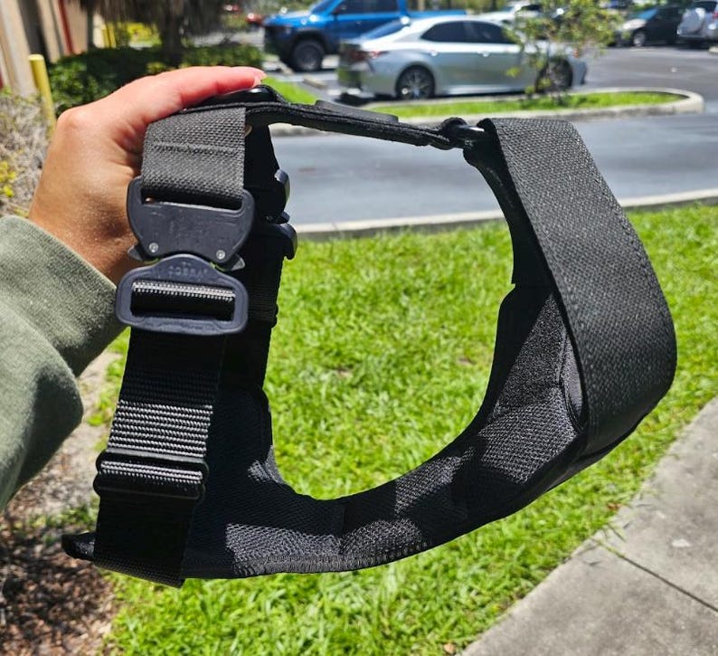 Recon K9 Harness With Metal Buckles - Etsy