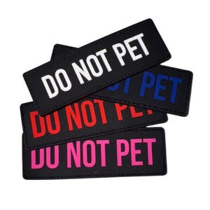 Do Not Pet Patch - Etsy